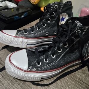 Converse All Stars | Shoes | Y2k Edgy Black Hightop Converse | Poshmark